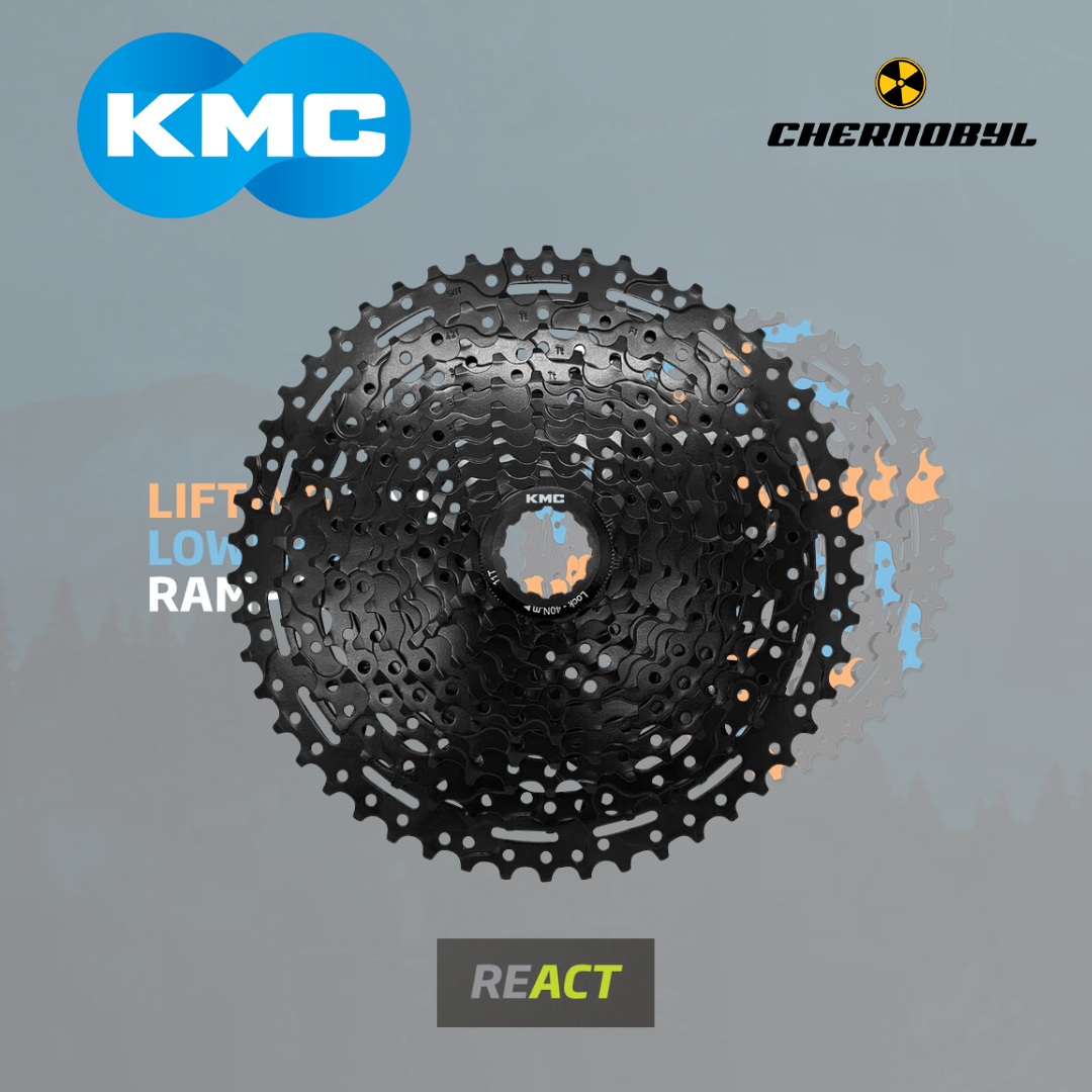 KMC React - 10 Velocidades 11/50 - Cassette – Chernobyl MTB Bolivia