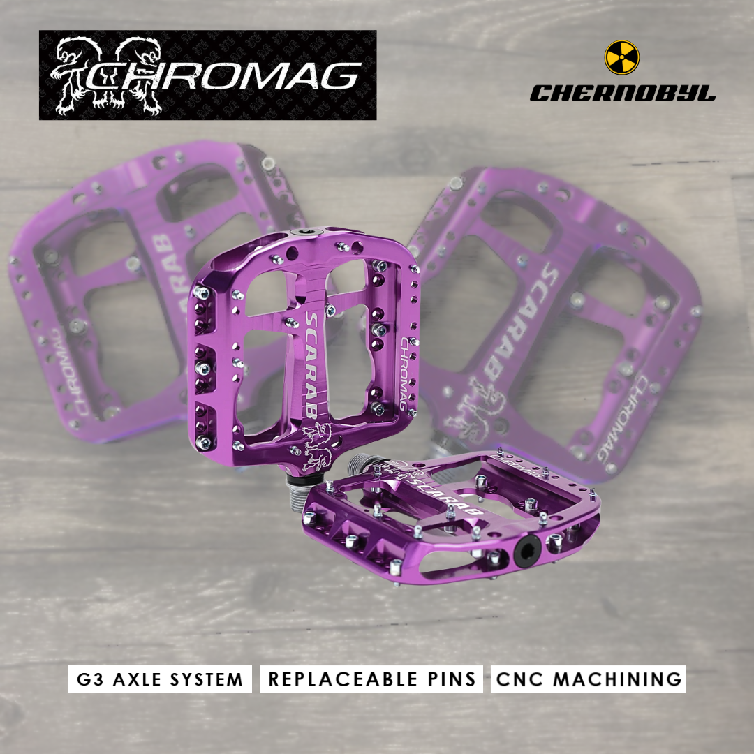CHROMAG Scarab Purple - Pedales – Chernobyl MTB Bolivia