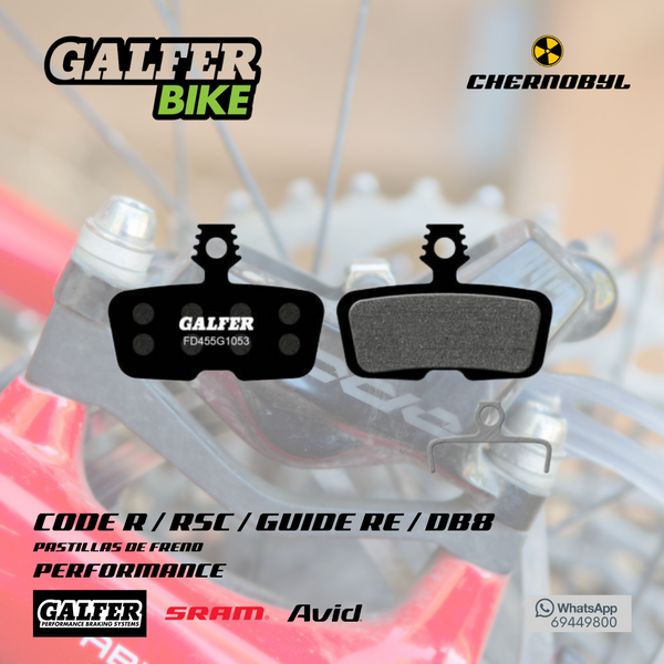 GALFER Performance para Code R/RSC/Guide RE/DB8/G2 RE (SRAM) - Pastill – Chernobyl MTB Bolivia