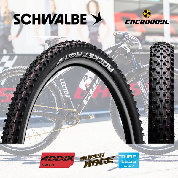SCHWALBE Rocket Ron 29"x2.10 EVO ADDIX Speed SuperRace TLE Black ...